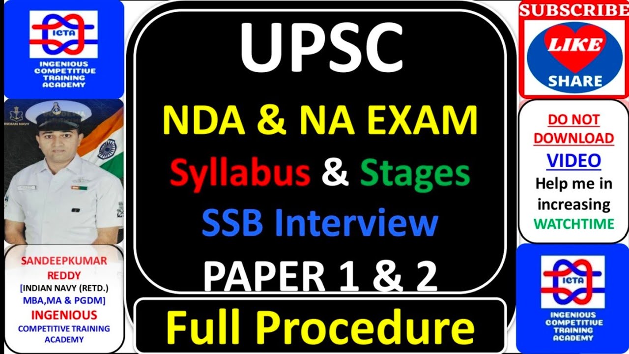 NDA EXAM 06 SEP 2020 PAPER 1 SYLLABUS, NDA EXAM 2020 EXAM PAPERS AND ...