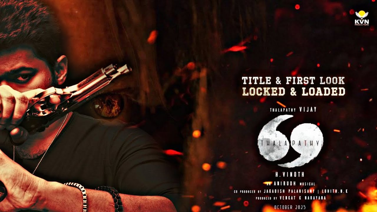 OFFICIAL : THALAPATHY 69 FIRST LOOK PROMO..!! | VIJAY | POOJA HEGDE | H ...