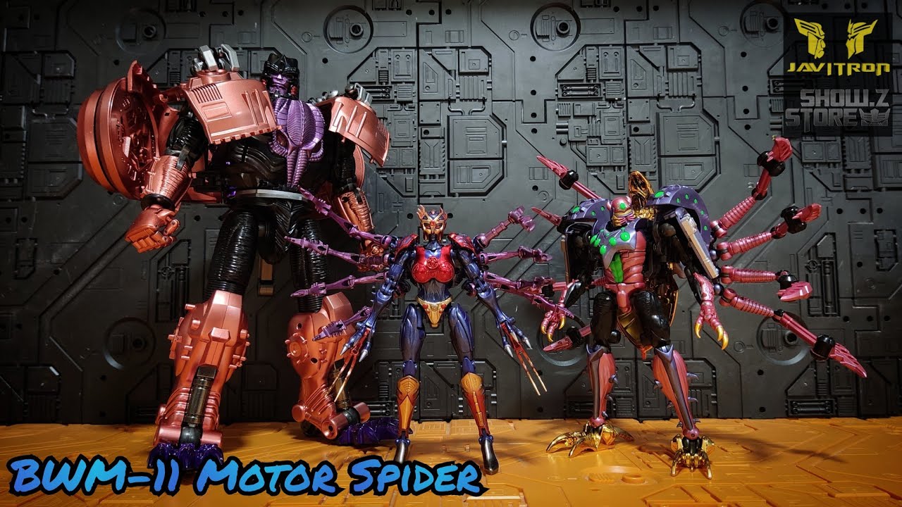 Review Transformers TransArt BWM-11 Motor Spider Masterpiece TransMetal ...