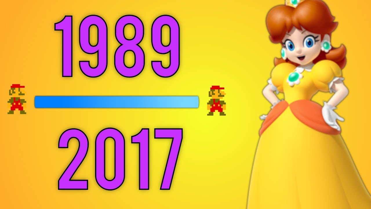 Princess Daisy Through The Years (1989-2018) - YouTube