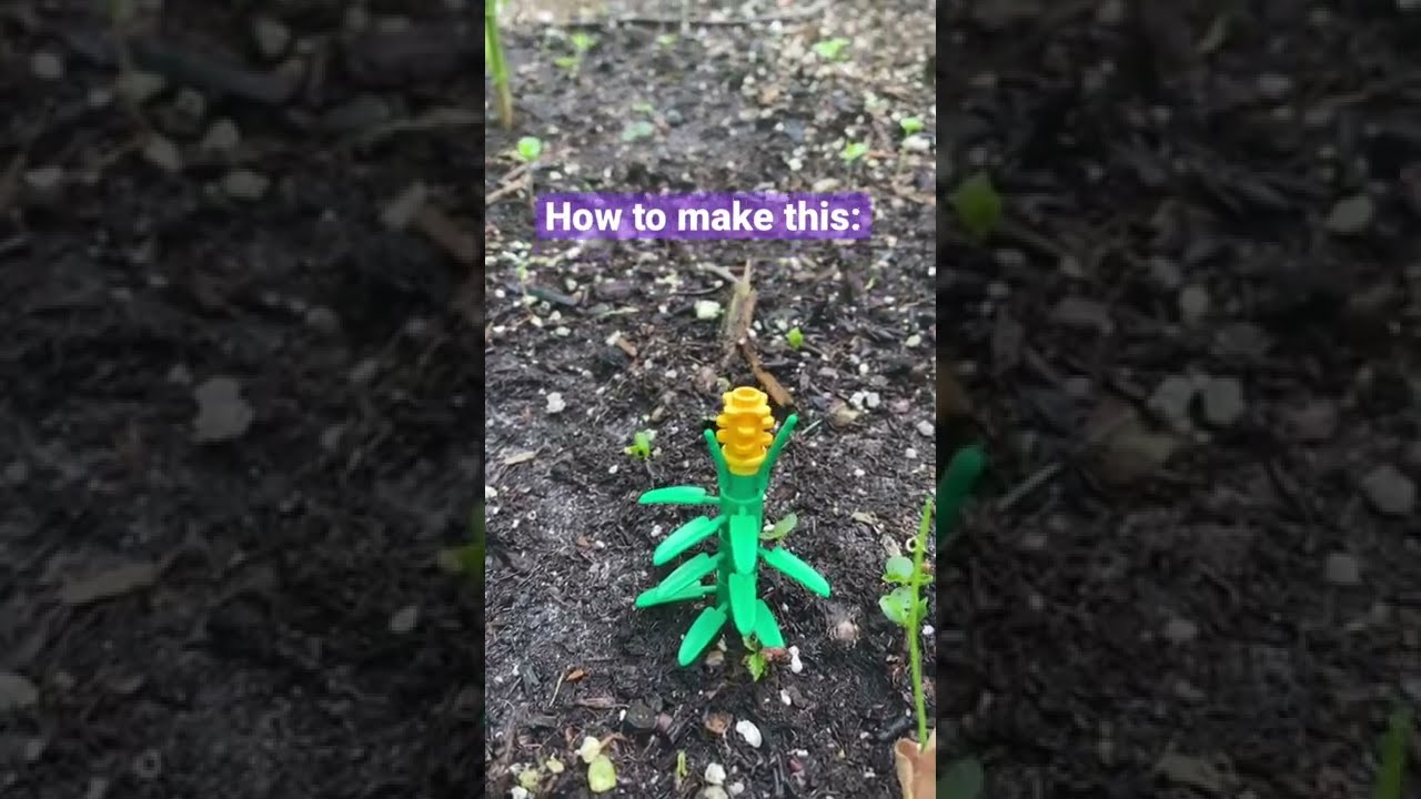 Building a LEGO Corn Stalk MOC #shorts - YouTube