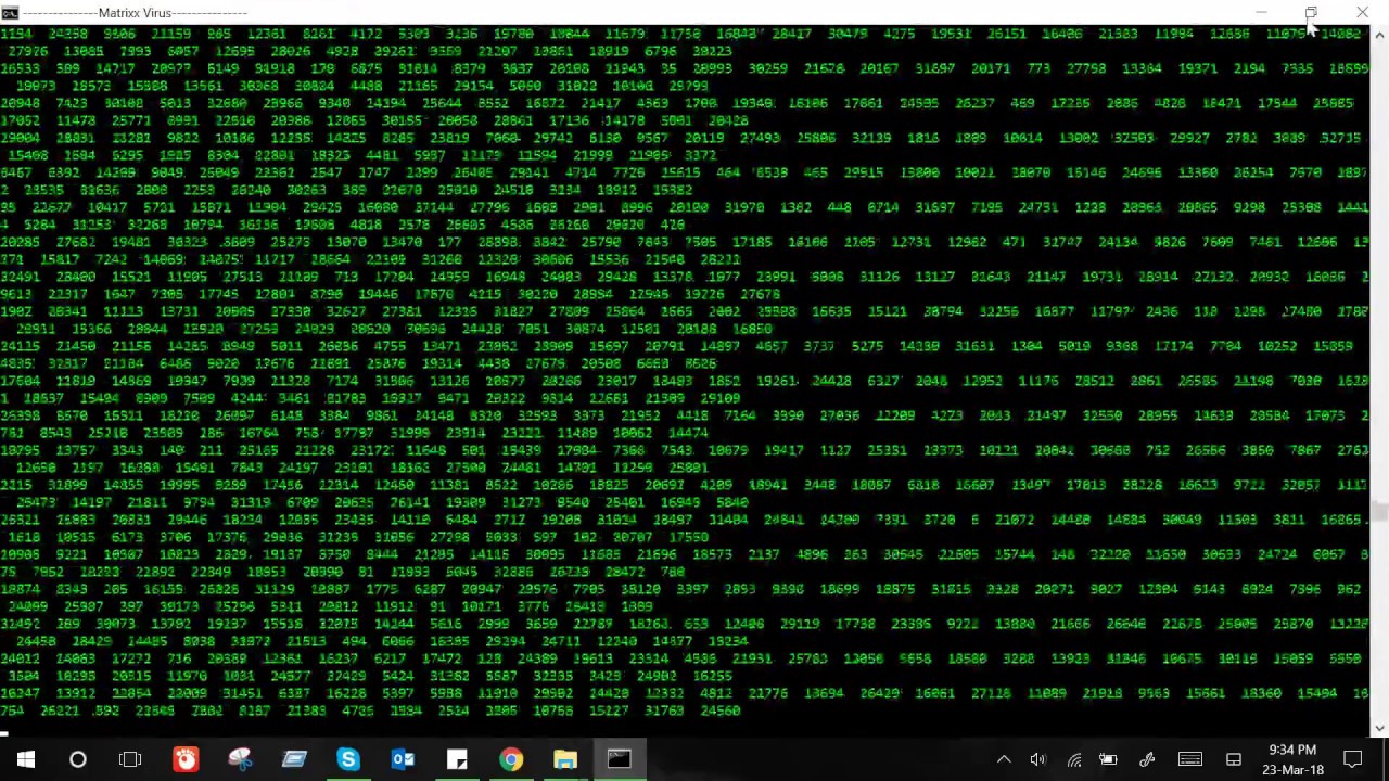 How to make matrix command bat file - YouTube