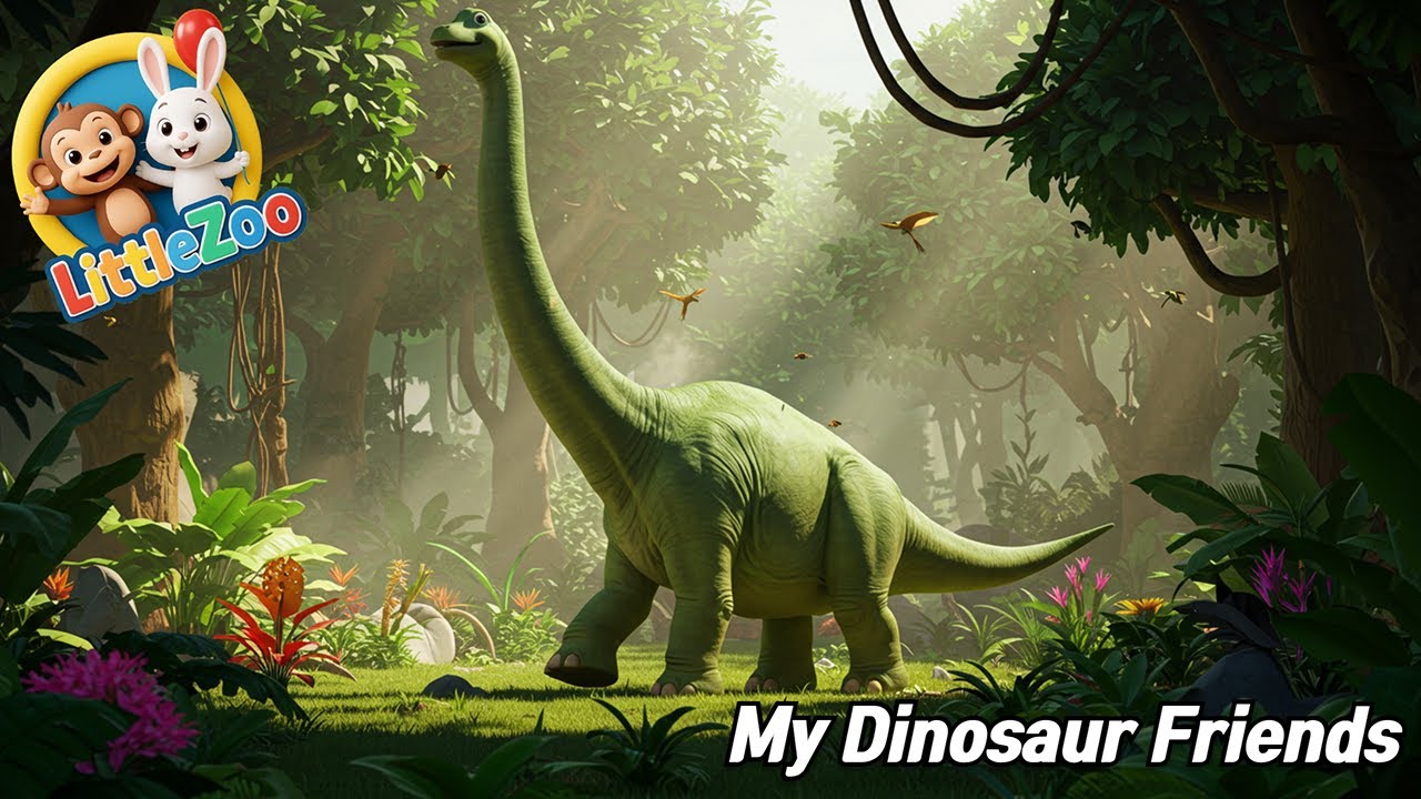 🦖 My Dinosaur Friends! 🦕 Kids Song About Dinosaurs | Learn & Sing with ...