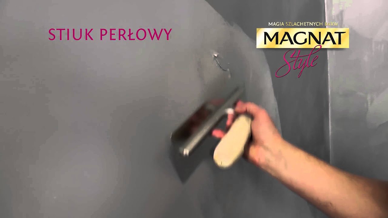 Stiuk Perłowy MAGNAT Style - film instruktażowy - YouTube