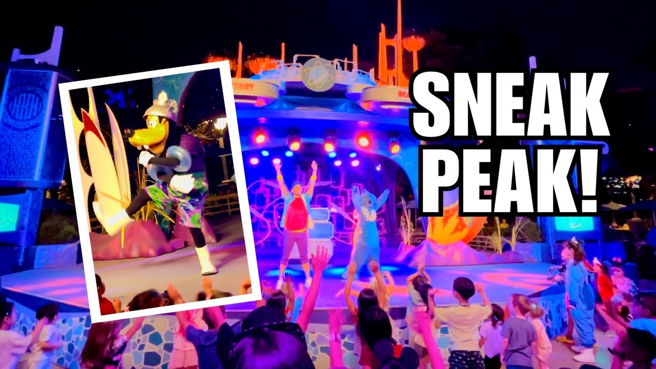 STITCH'S INTERPLANETARY BEACH PARTY BLAST SNEAK PEEK! - YouTube