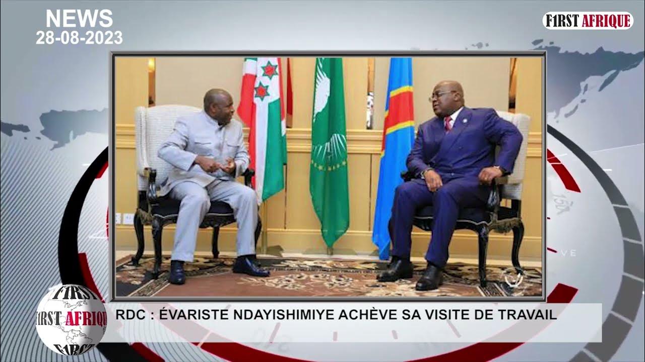 RDC : Évariste Ndayishimiye achève sa visite de travail - YouTube