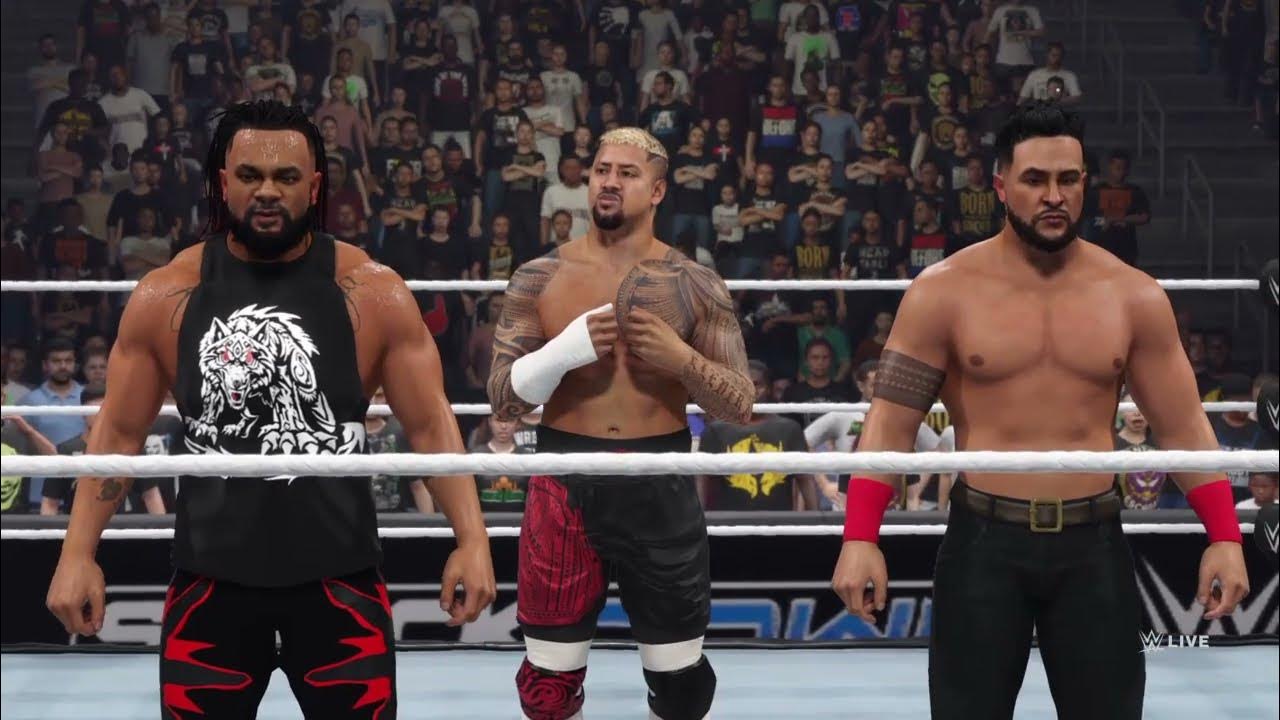 Damian Priest & Braun Strowman vs. Solo Sikoa & Jacob Fatu | WWE SmackDown: February 21, 2025 ...