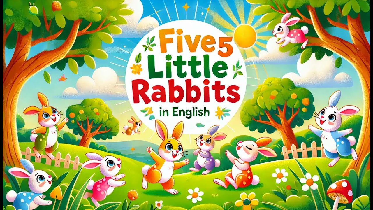 Five Little Rabbits"Toons TV: Fun Rhymes & Magical Stories for Kids ...