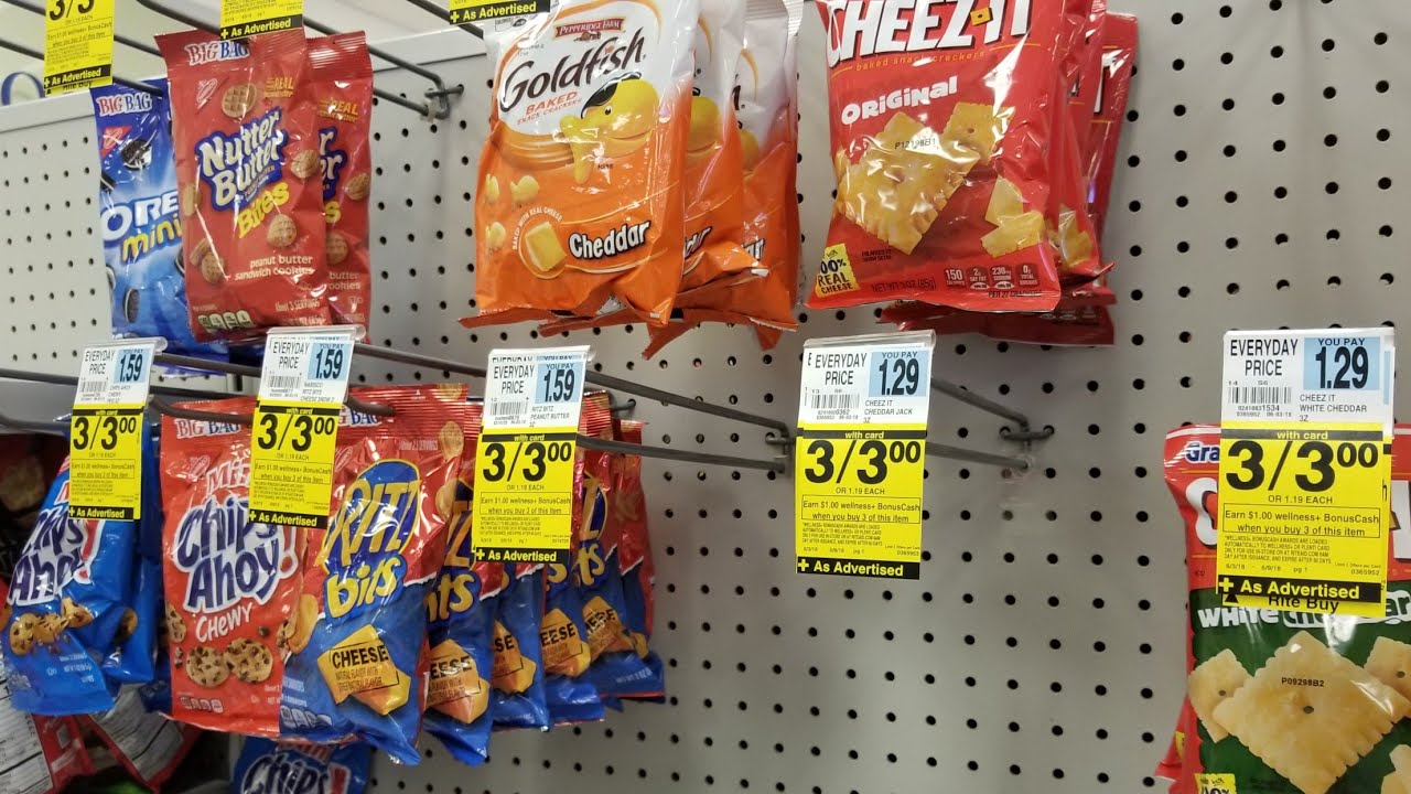 Rite Aid snack double dip 6/3/18 - YouTube