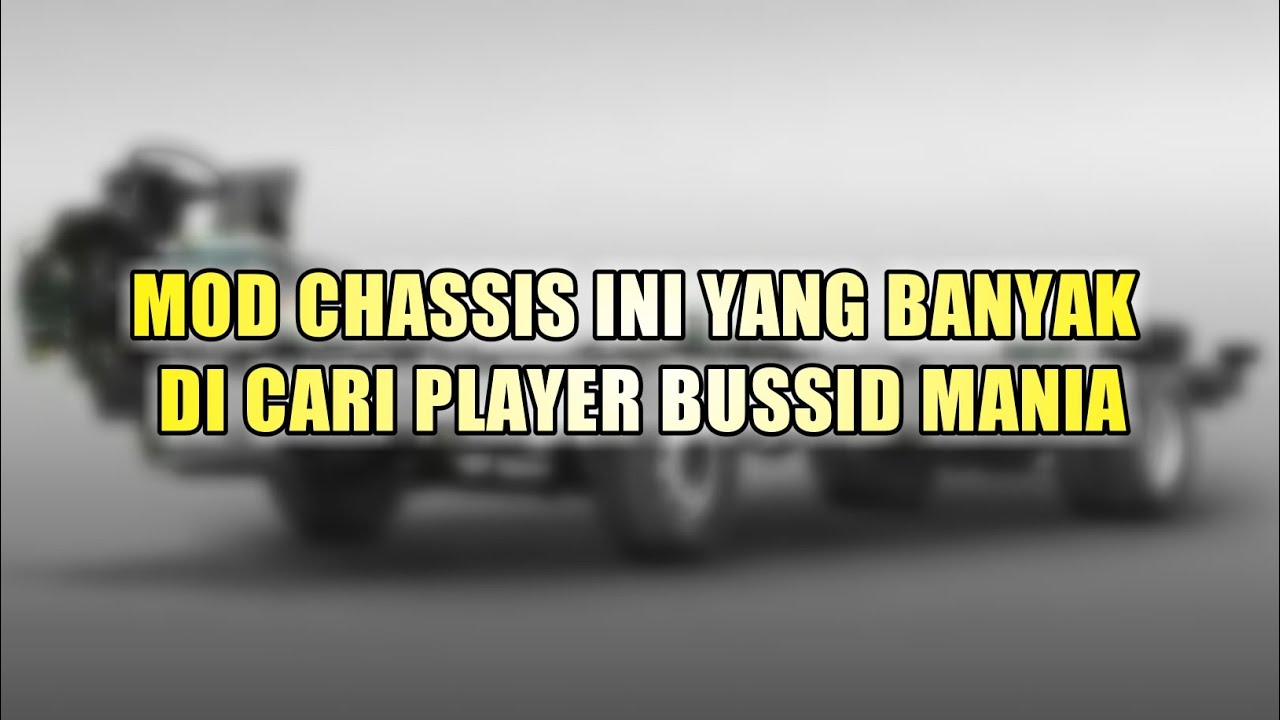 MOD CHASSIS HINO-RK BUSSID TERBARU - YouTube
