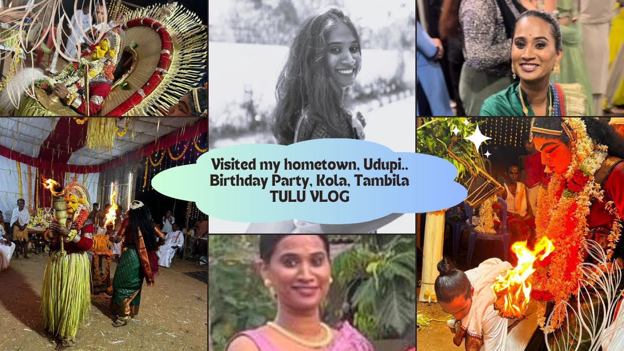 Visited My Hometown in Udupi | Birthday Party, Kola & Tambila pooja ...