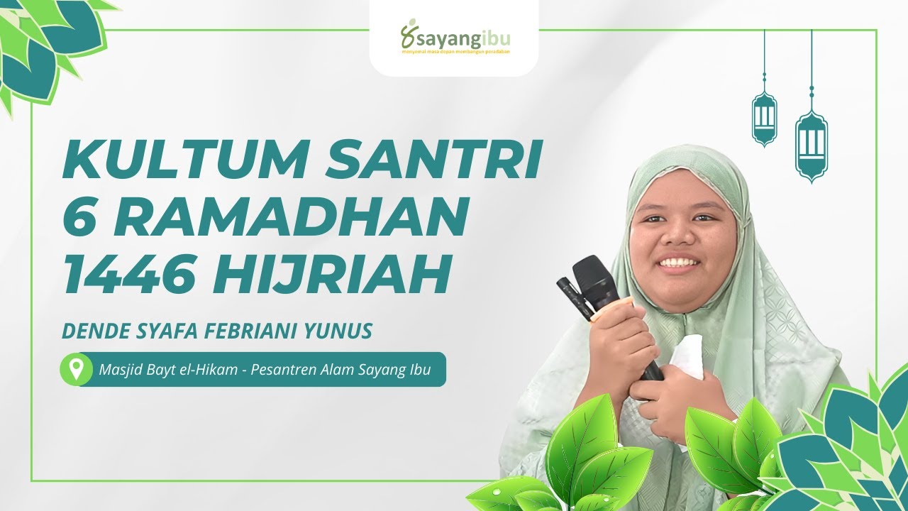 Dende Syafa Febriani Yunus: Menjaga Lisan di Bulan Ramadhan - PAMSI ...