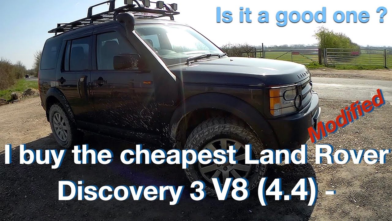 I bought the cheapest Land Rover V8 Discovery 3 4.4 AJA LR3 - modified ...