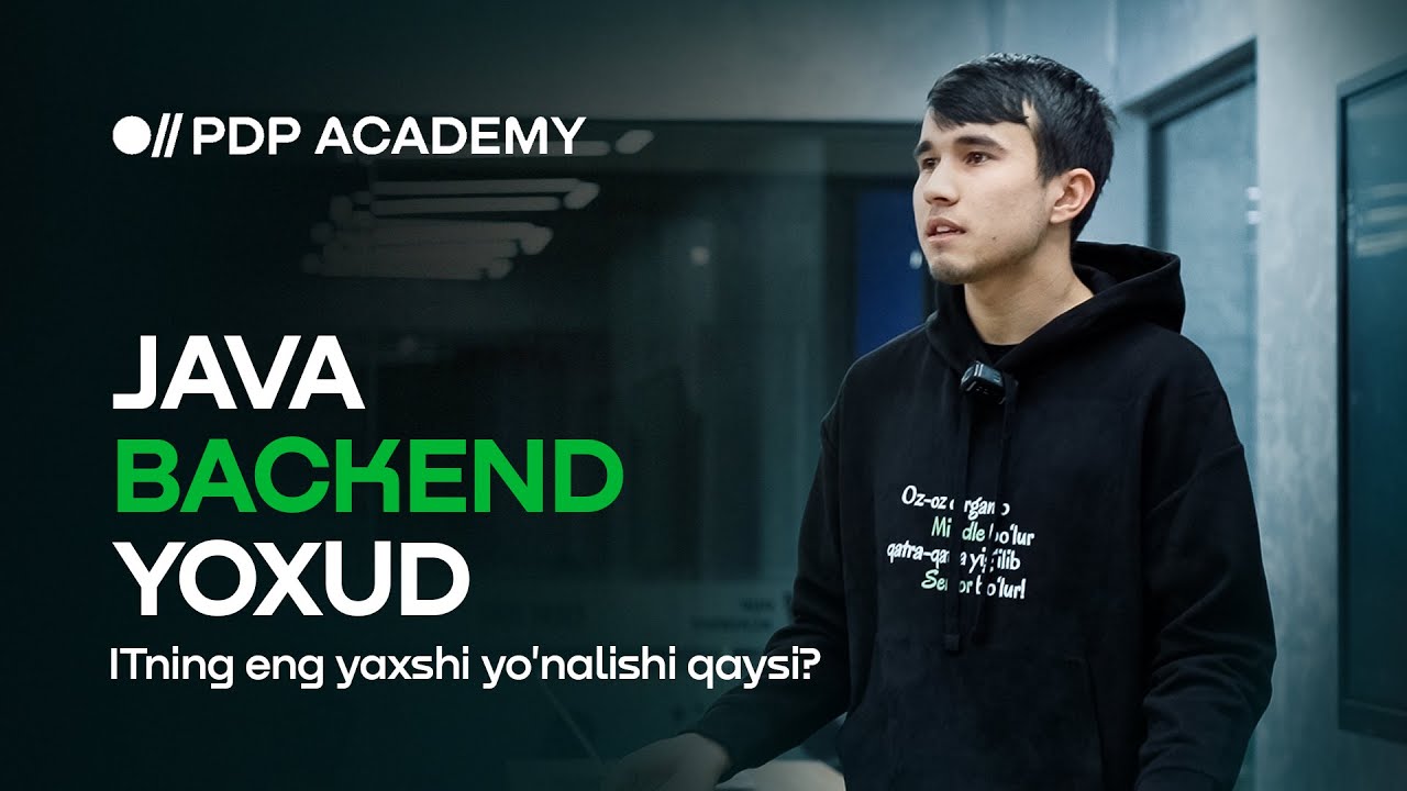 Java Backend | To'liq tahlil | Master-klass! | Jamshidbek Karimov - YouTube