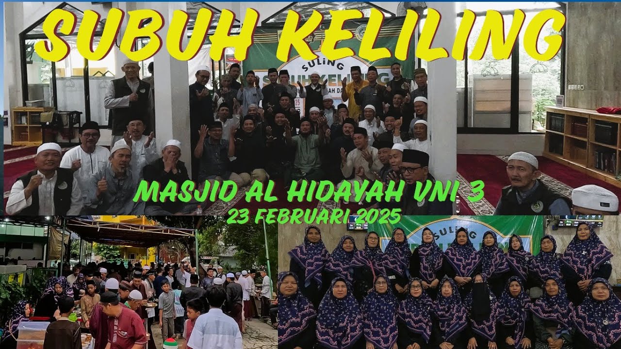 Subuh Keliling (SULING) Masjid Al Hidayah Vila Nusa Indah 3 - YouTube