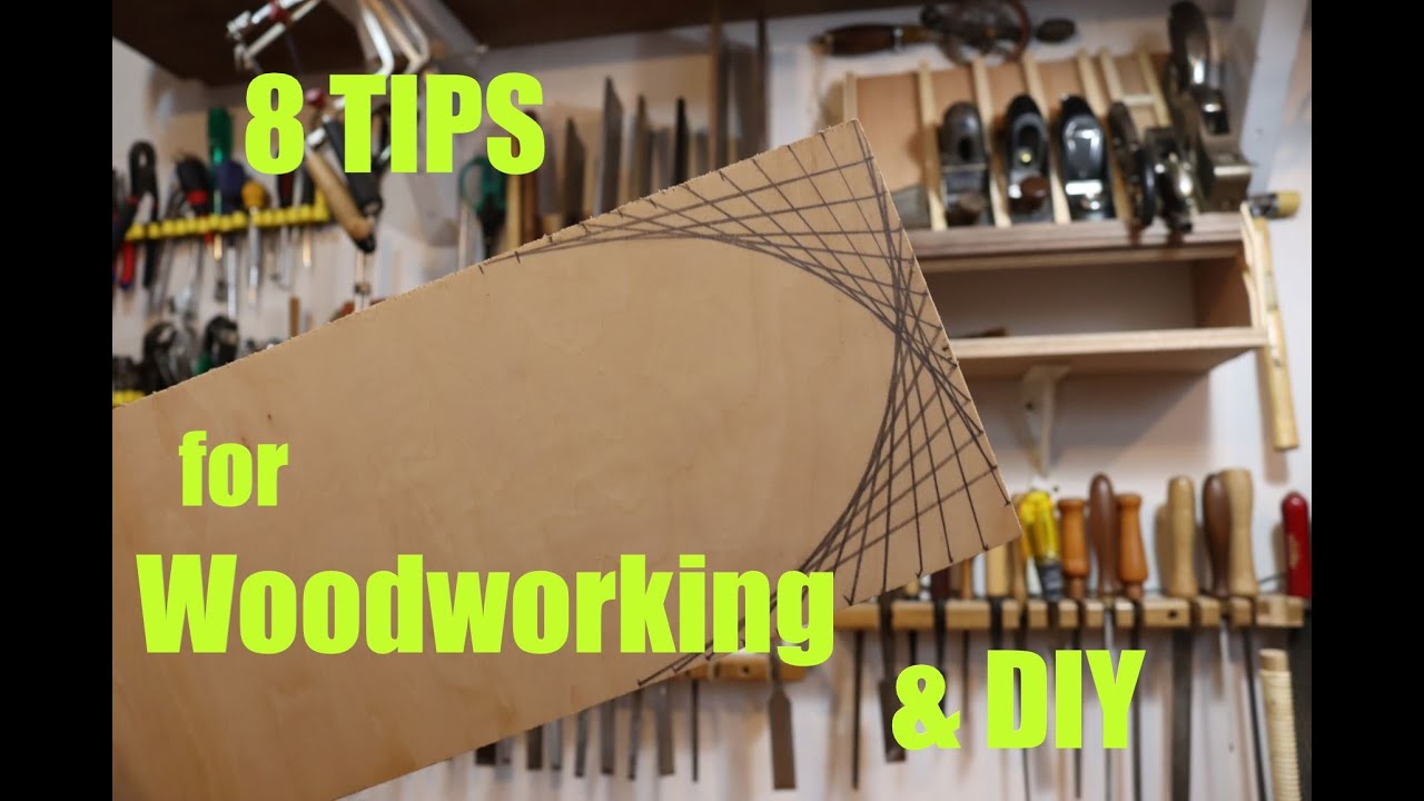 Do you know all of these?! 8 woodworking & DIY tips!! - YouTube