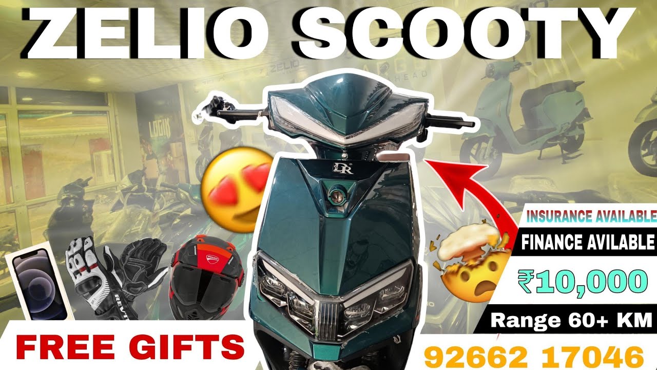 ZELIO EV ELECTRIC SCOOTER | 2025 New Zelio Scooty| Lowest Price Delhi ...