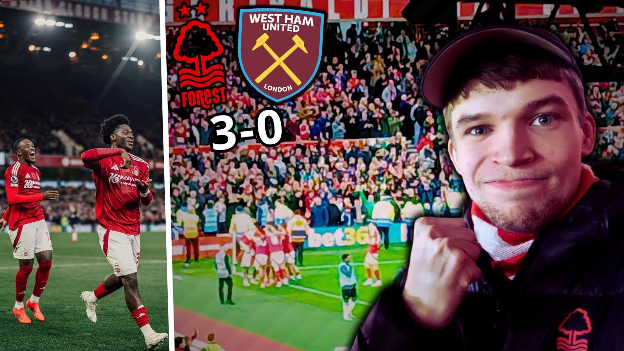 3RD PLACE REDS ON FIRE | Nottingham Forest 3-0 West Ham VLOG - YouTube