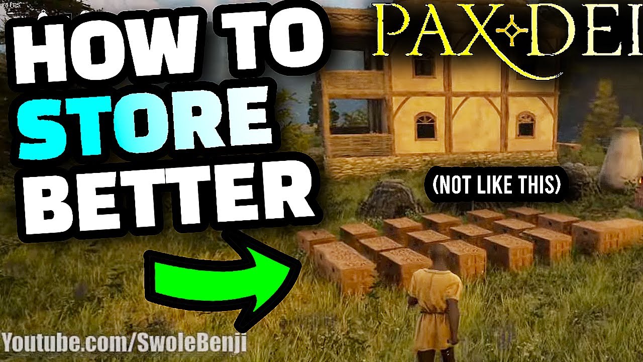Pax Dei The BEST Way To SAVE SPACE (Storage Hack) - YouTube