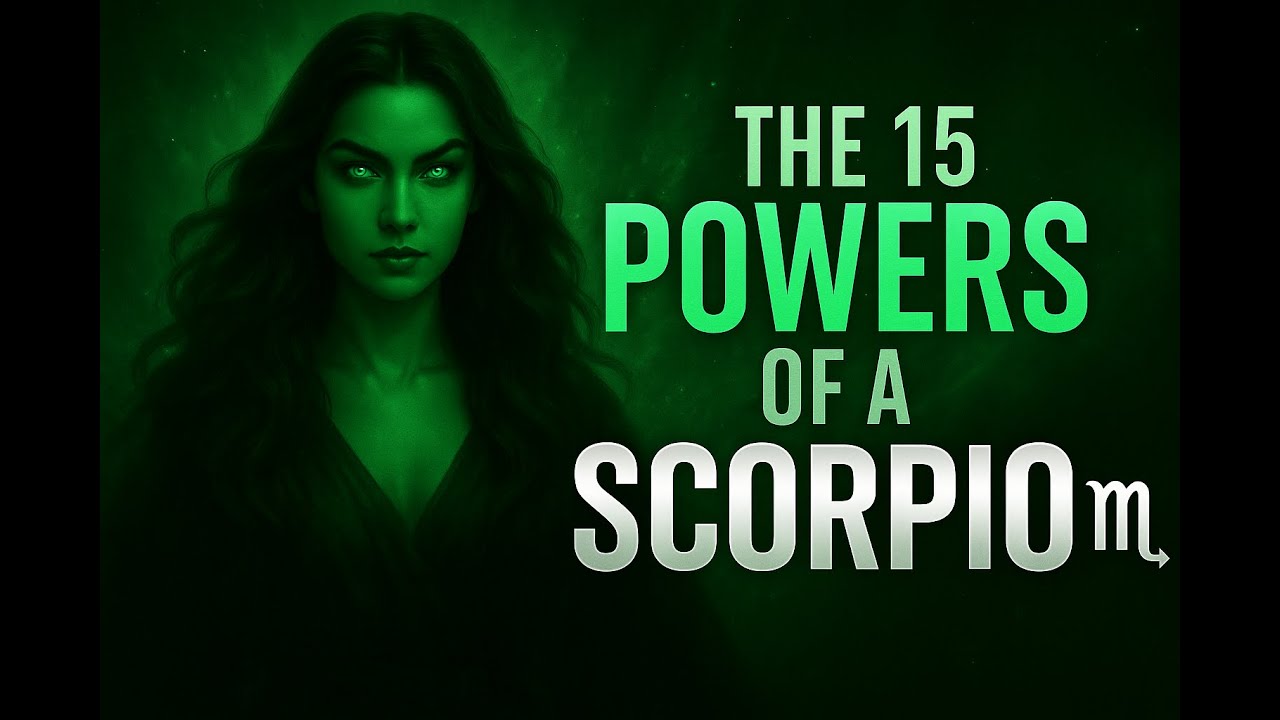 The 15 Powers of a Scorpio♏️ - YouTube