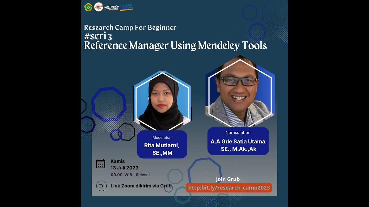 Research Camp For Beginner Seri3 : Mendeley for Research & Writing ...