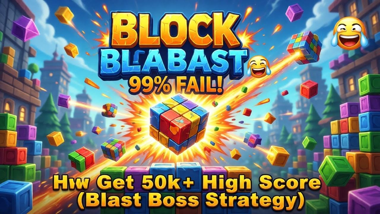 Block Blast 99% FAIL! 😱 How to Get 50k+ High Score Blast Boss Strategy ...