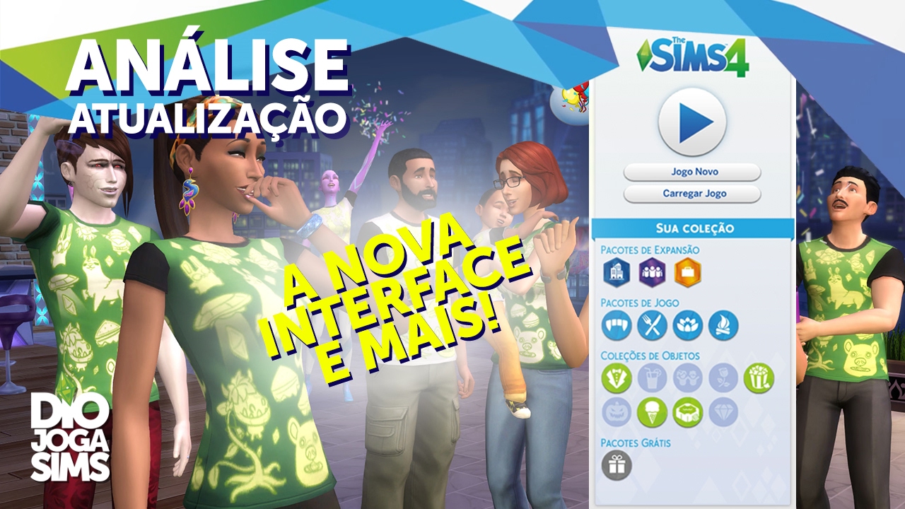 Nova Atualização The Sims 4 - 02/02/2017 🔍 NOVA INTERFACE INICIAL ...
