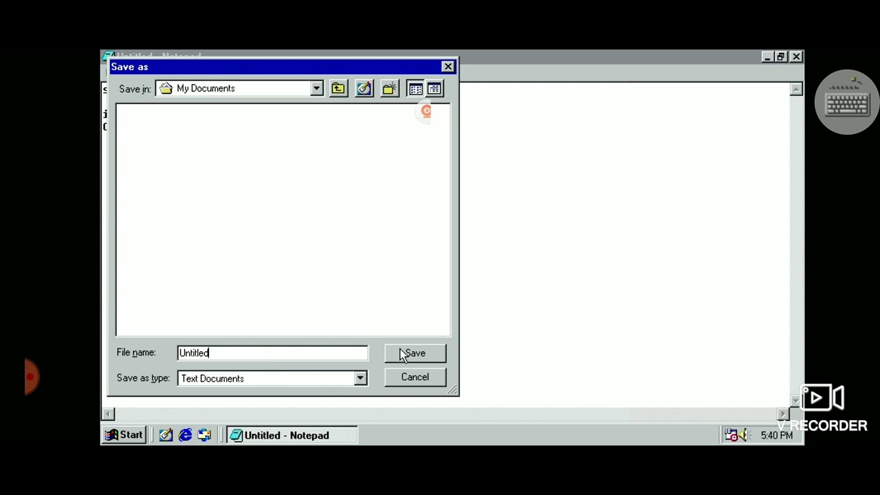 I found my dads old computer......windows 98? - YouTube