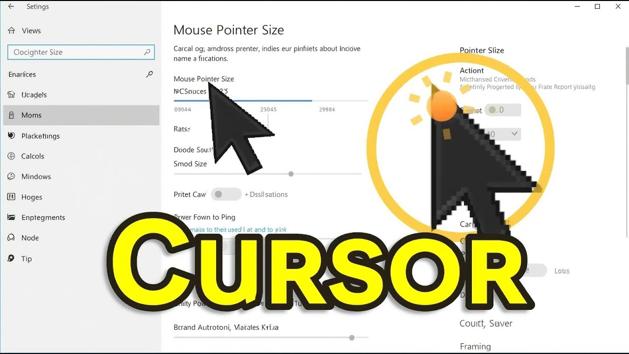 Adjust Mouse Cursor Size on Windows 10 Easily - YouTube
