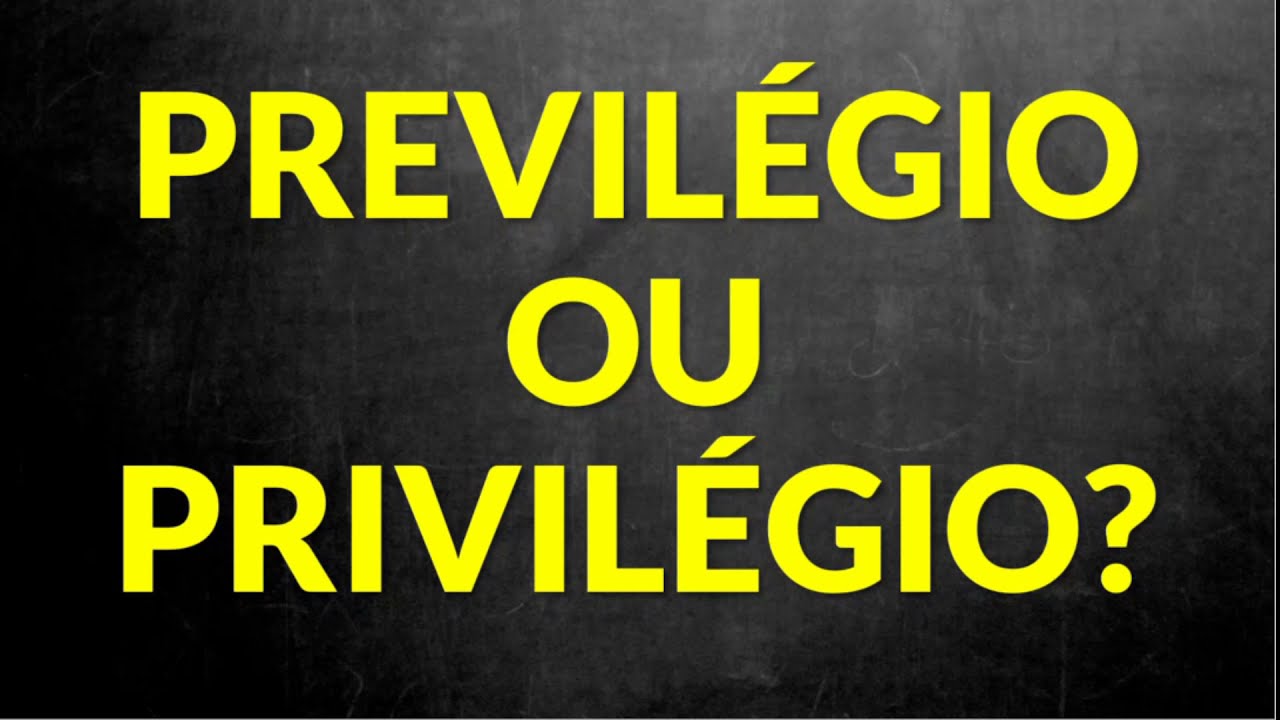 Previlégio ou privilégio????[Professora Alda] - YouTube