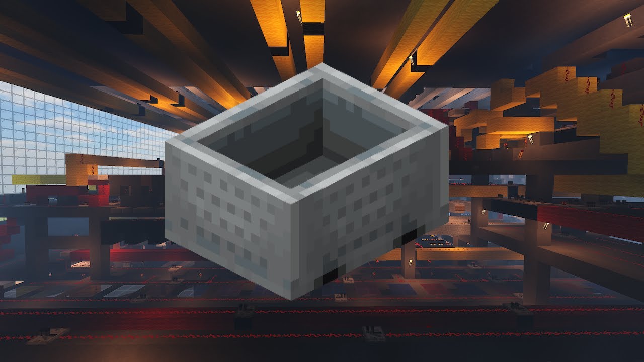 Riding a Minecart Inside a Redstone Computer - YouTube