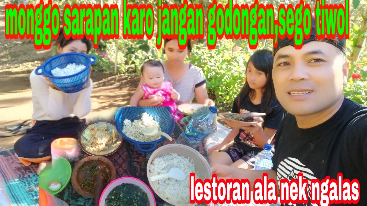 Sarapan sego tiwol nek nglatar karo kluarga - YouTube