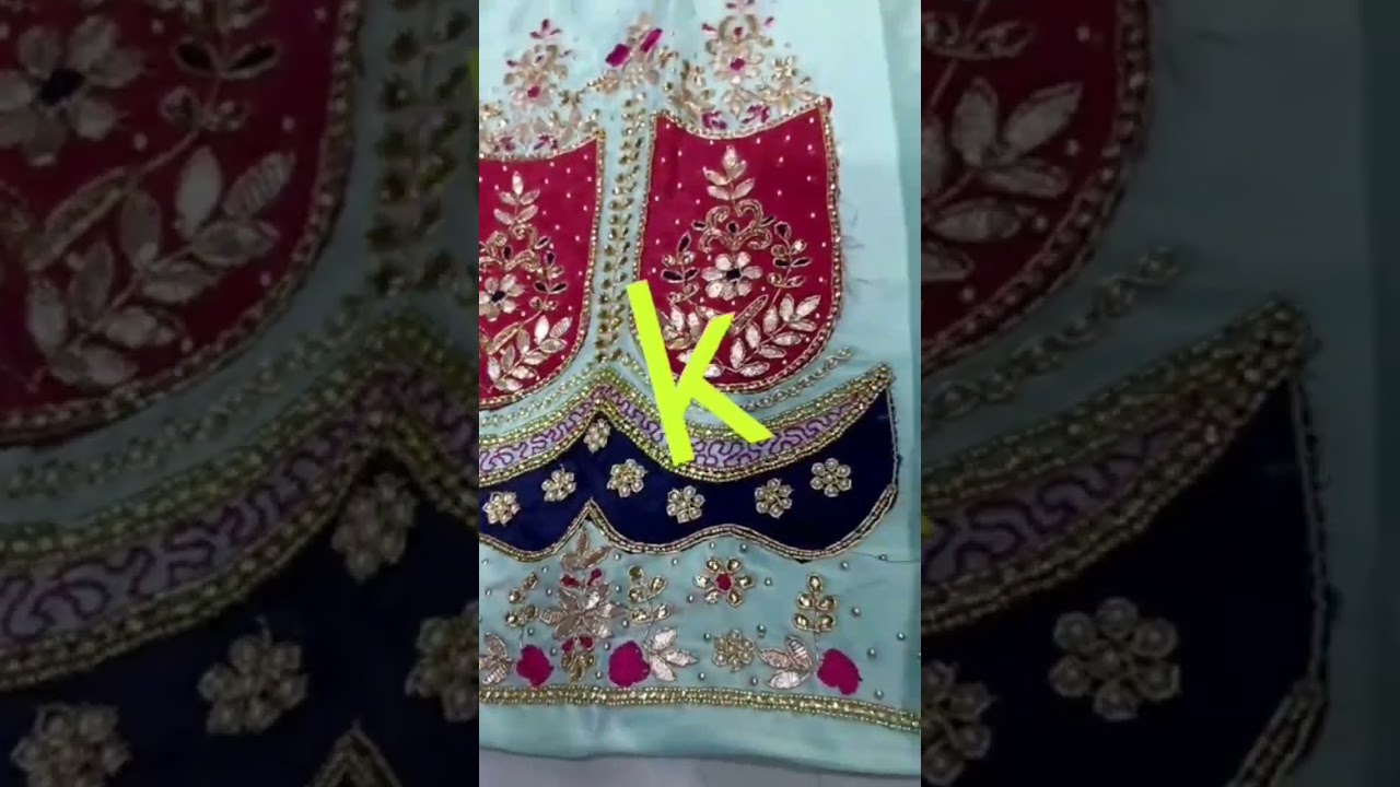 New hand work suit@punjabi suit design - YouTube