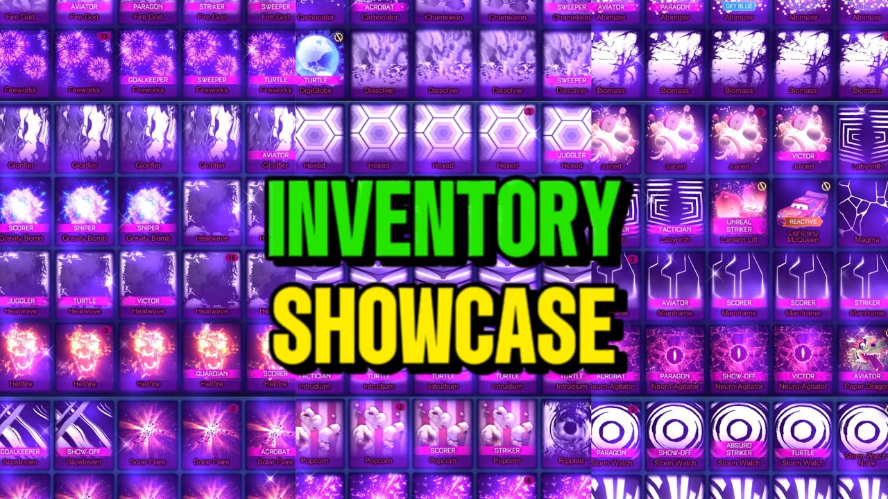 1 MILLION CREDIT COLLECTION | ROCKET LEAGUE INVENTORY SHOWCASE - YouTube