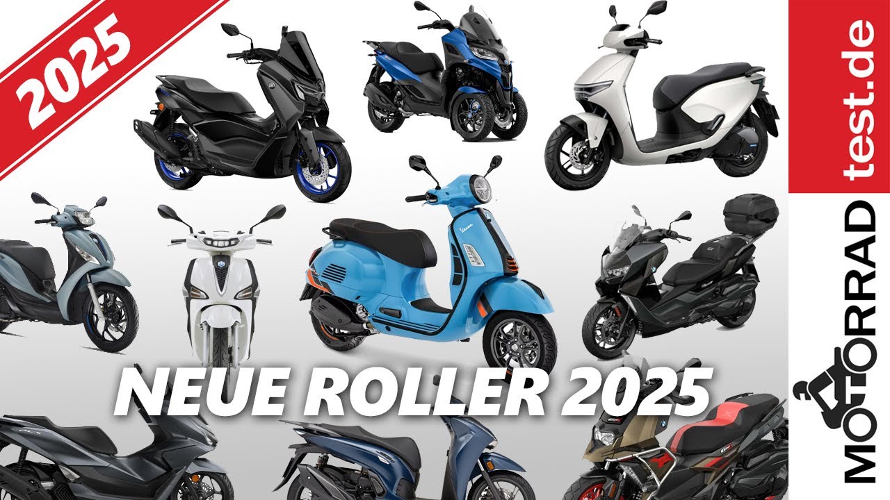 Neue Roller 2025 | Die wichtigsten Scooter für das nächste Jahr im ...