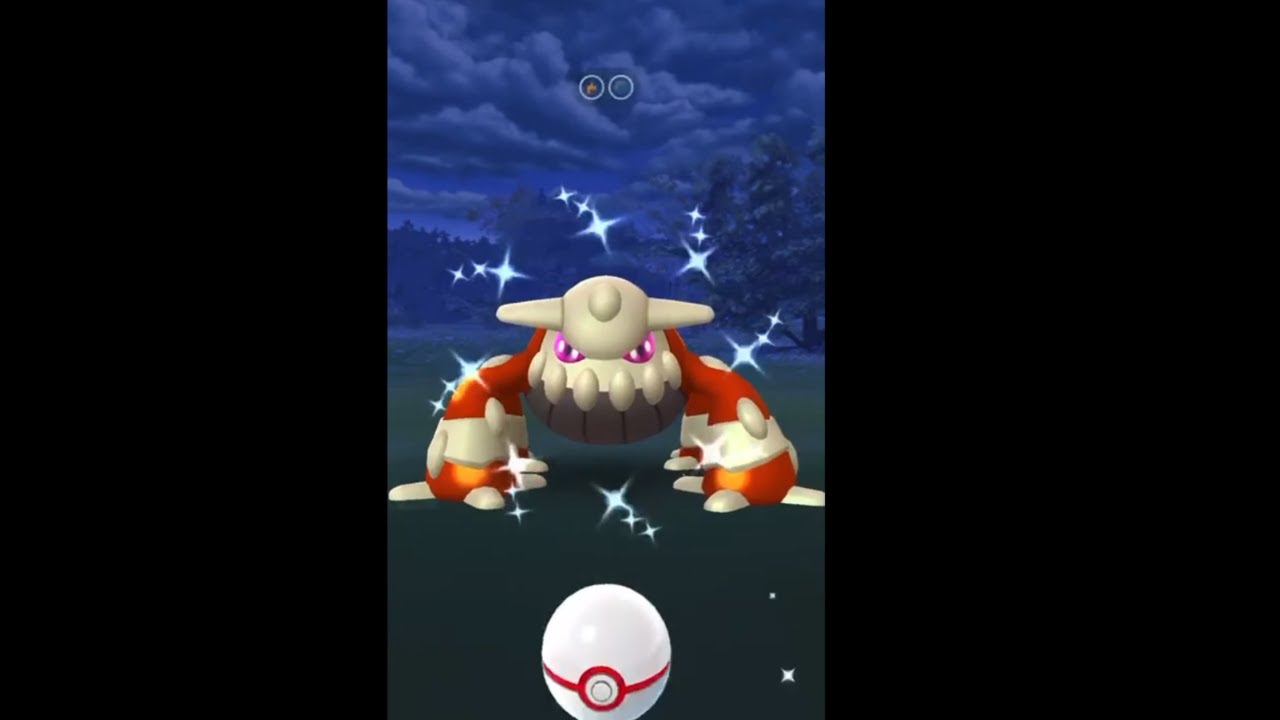 Shiny Heatran Encounter in Pokémon GO! - YouTube