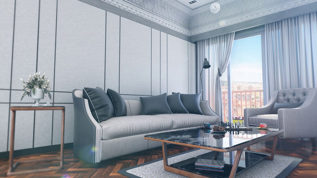 CGI Living Room - YouTube