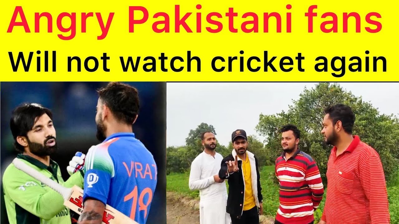 PAKISTANI FANS GOT ANGRY AFTER LOSING TO INDIA | INDIA VS PAK CHAMPIONS ...