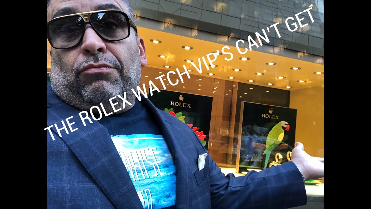 The Rolex Watch The VIP'S Can't Get - YouTube