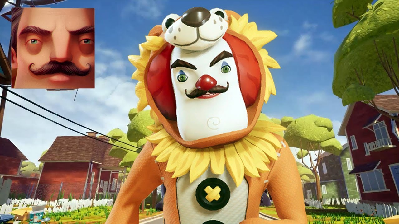 Hello Neighbor - My New Neighbor Butcher Lion (Secret Neighbor) Act 2 ...