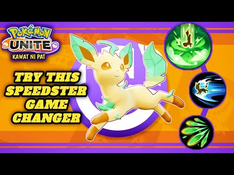 LEAFEON with this MOVESET is INSANE | POKEMON UNITE - YouTube