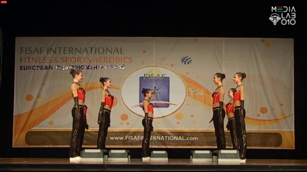 FISAF International European Championships 2015. FIN junior Grande Step ...