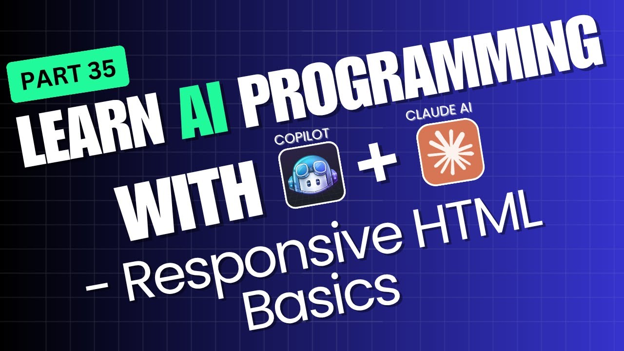 Part 35: Responsive HTML Basics | Mobile-First Web Design - YouTube
