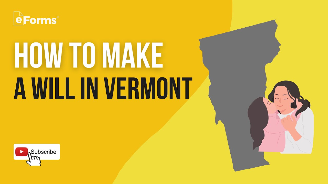 How to Make a Will in Vermont - Easy Instructions - YouTube