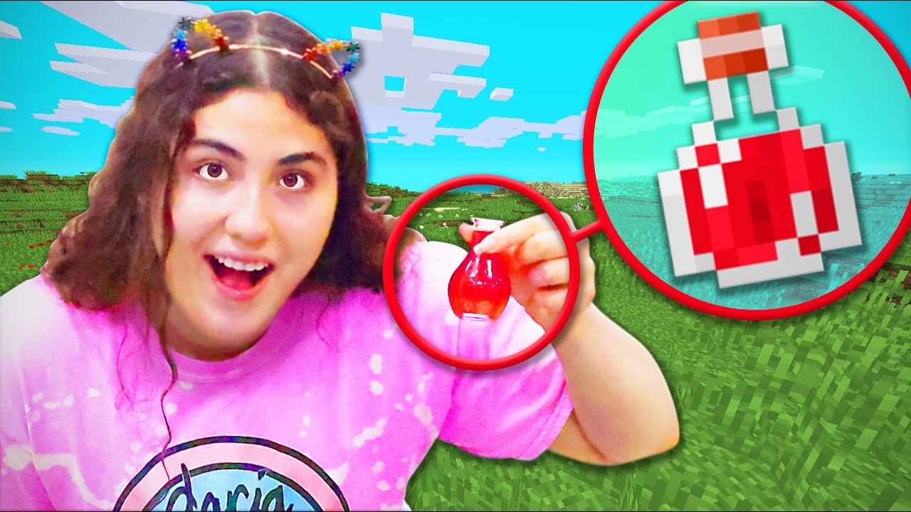 EATING MINECRAFT FOOD in real LIFE! - YouTube