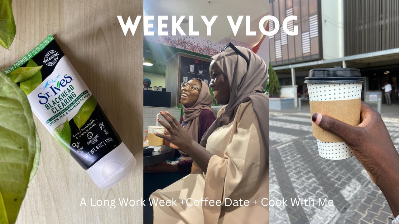 VLOG : A Long Work Week | Mini Haul | Coffee Date | Cook With Me ...
