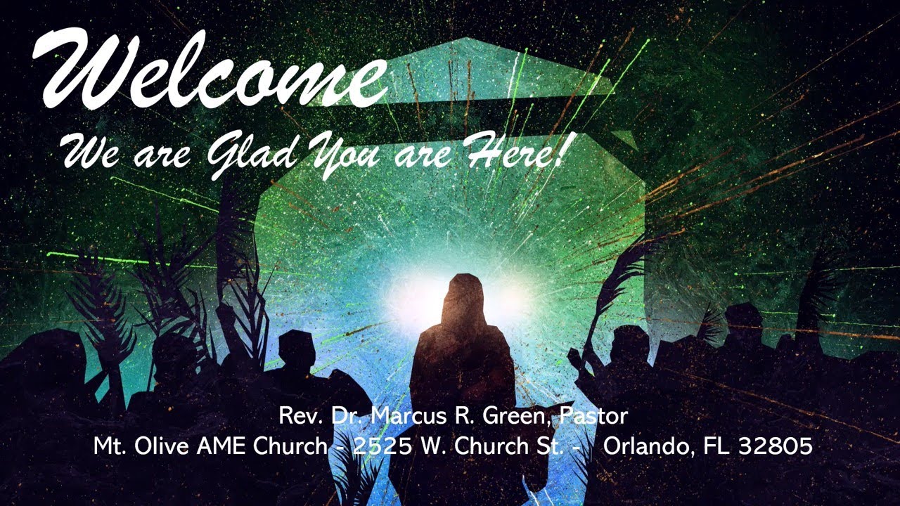 April 13, 2025, Palm Sunday Worship Service, Rev. Dr. Marcus R. Green ...