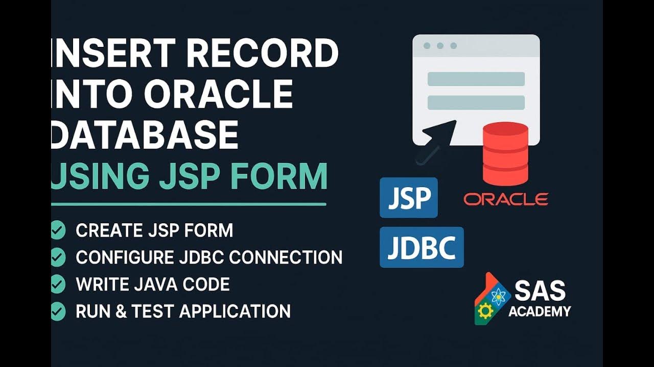 How to Connect JSP Form to Oracle Database and Insert Records | Step-by-Step Tutorial - YouTube