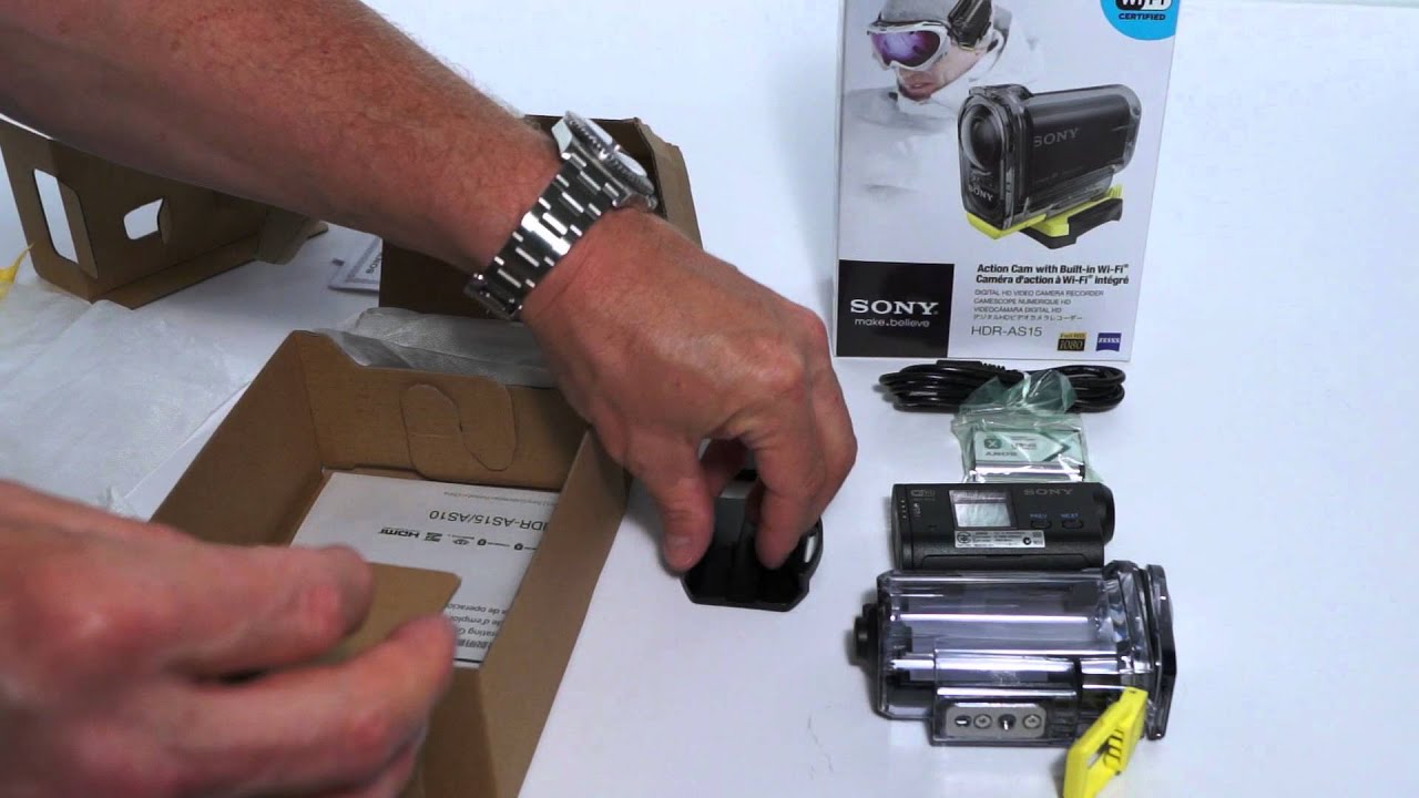 Sony HDR-AS15 Action Cam Open Box Video. Slow Motion QT Video. Wide ...