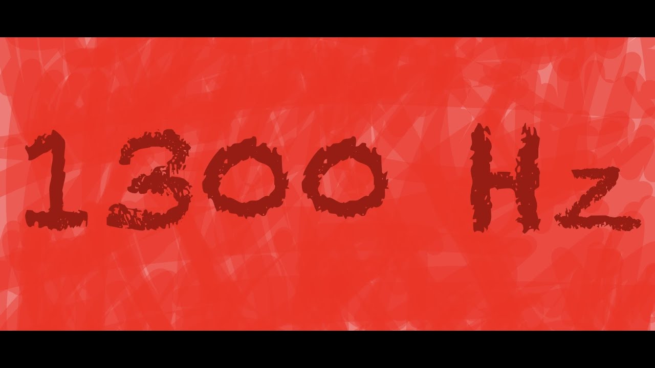 1300 Hz Frequency - YouTube